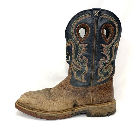 Twisted X | Shoes | Twisted X Mens Square Toe Western Work Boot Alloy ...